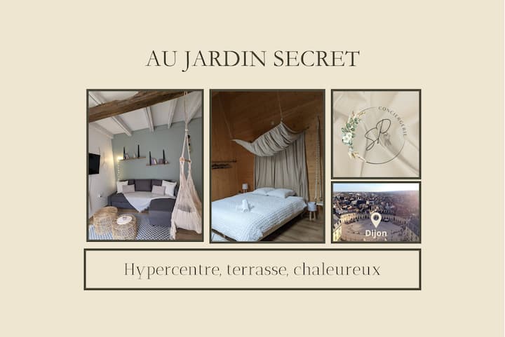 Au Jardin Secret, Plein Centre, Terrasse - Dijon