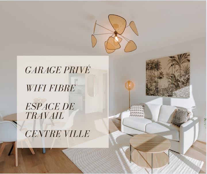 Elégant Et Cosy T2 | Garage Privé | Wifi - Challes-les-Eaux