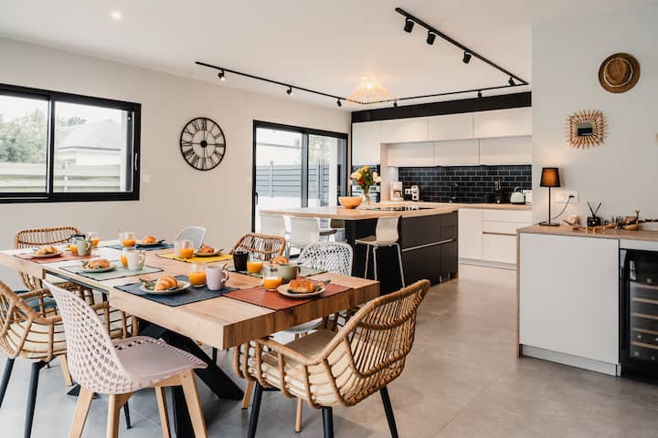 Villa Moderne Avec Spa 11 Personnes - Cléder