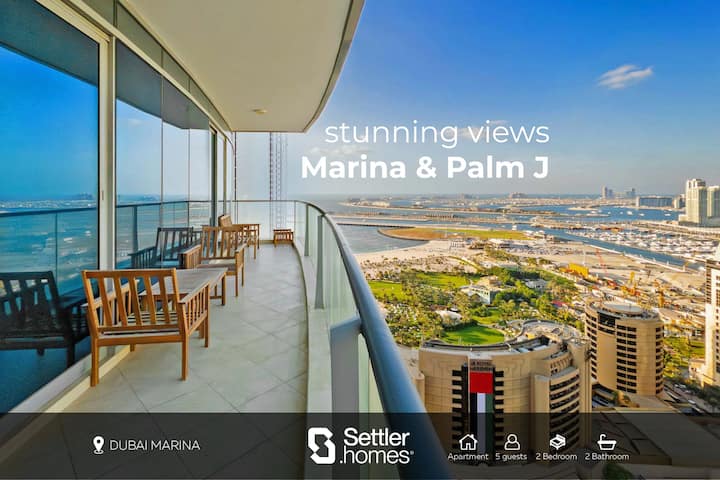 Settlerhomes | First Class Jbr Stay | High-floor - Dubai Marina