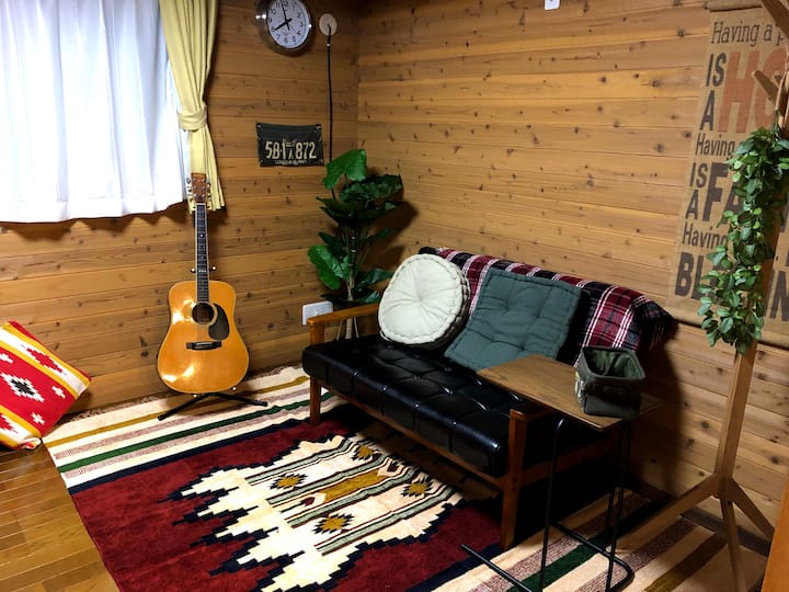 【Private Villa】well-equipped/camping Cottage /5ppl - Maizuru