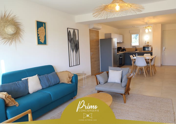 I Tramizzi - Maison 3 Chambres à Bonifacio - Plage du petit Sperone