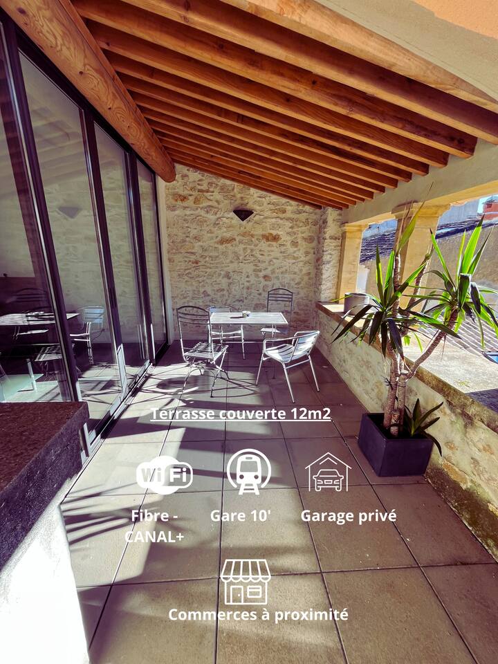Maison De Ville 110m2 Nagaste Avec Garage - Bagnols-sur-Cèze