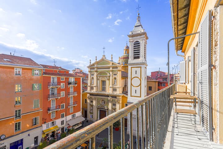 Elégant Cathédrale Ac/wifi - Nizza