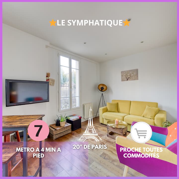 Le Sympathique - Métro 7 A 4 Min - Direction Paris - Villejuif
