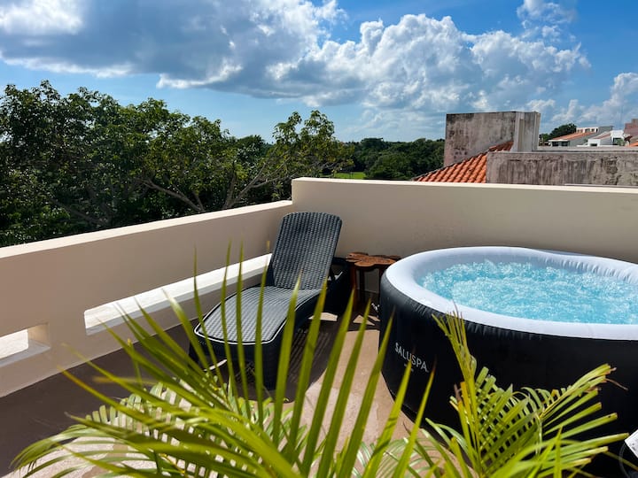 Privatehottube〰️terrace〰️views〰️ac〰️uniquesunrises - Puerto Aventuras
