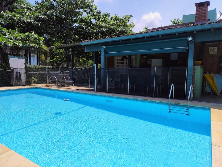 Casa Com Piscina, Churrasqueira, Segurança Etc - Guarujá