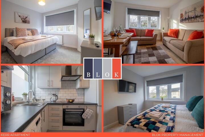 Spacious 4-bed Flat In Hamilton, Close To Glasgow - Strathaven