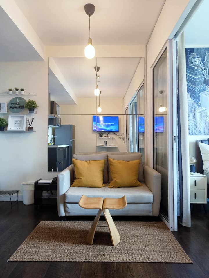 Cozy 1br W/ Free Pool/gym & Fast Wi-fi - Manille