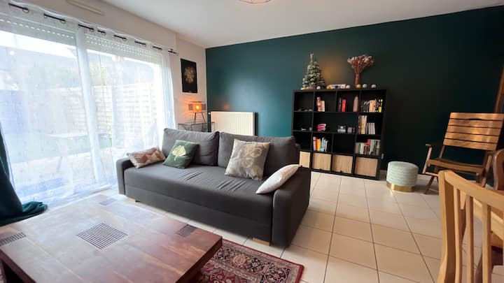 Une Rose à Fleury-6 Pers-5 Mn Gare Fleury+jardin - Saran