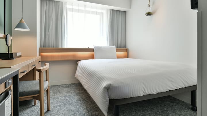 【Sta. Nearby】shower Booth Double(non-smoking)/2ppl -