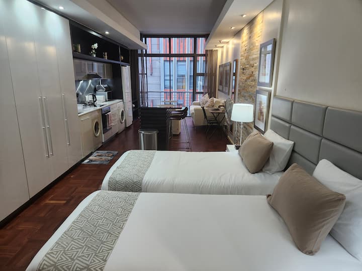 Cozy Cbd Flat| Pool | 2twinxl Beds|no Loadshedding - Kapstadt