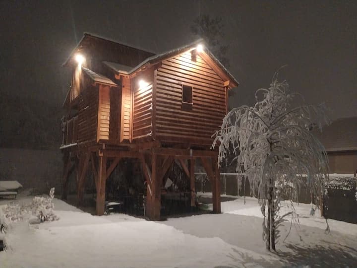 Cabane Insolite Et Confortable Avec Bain Nordique - Altkirch