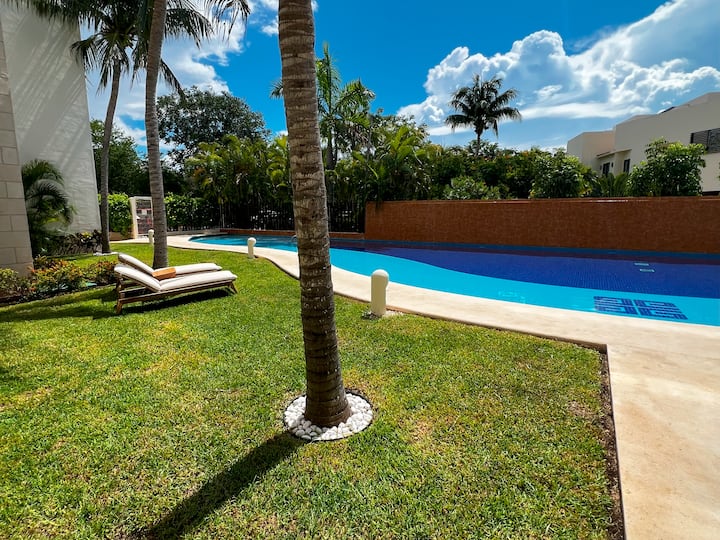 Terrace With Hammock & 2 Pools · Puerto Aventuras - Puerto Aventuras