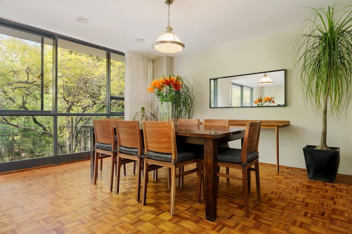 Amplio Departamento Frente A Parque México 4r/3b - Mexico City