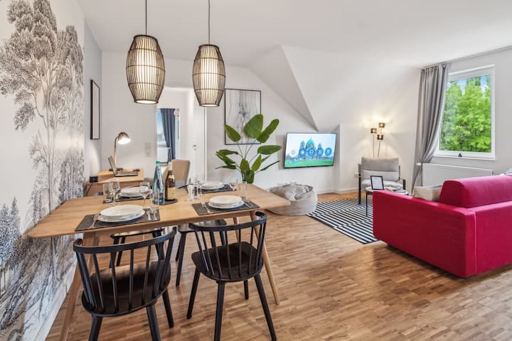 Maremar | Klinikum | Boxspring | Parkplatz | Küche - Wardenburg