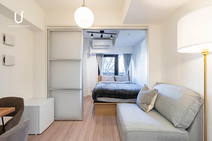 #206/25㎡【早稲田駅徒歩7分】snsで話題のマットレス導入 Unito Residence - Shinjuku City