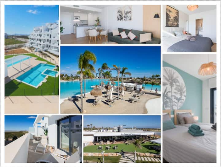 Luxury Apartment - Lake & Life Resort - Jacuzzi - La Palma