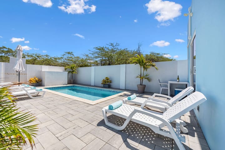 Amazing 2br Suite|pool|patio|bbq|5 Min->palm Beach - Aruba