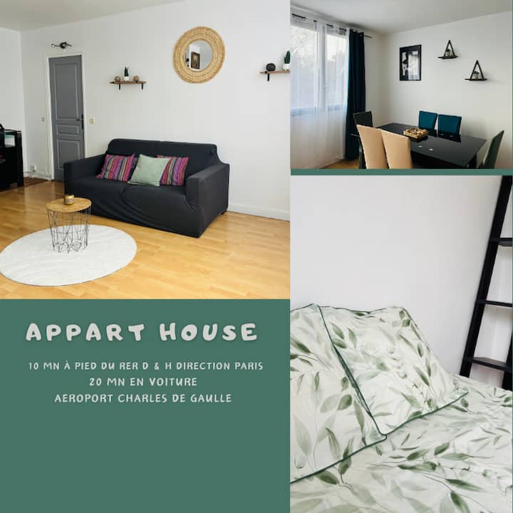 Bel Appart House Proche Paris - Sarcelles