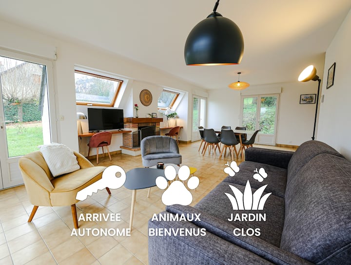 Le Golden : Maison, Spacieuse, Jardin, Petfriendly - Fondettes