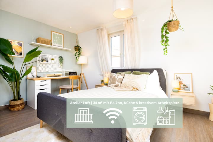 Staytime - Atelier Loft | Top Lage | Balkon - Dresda