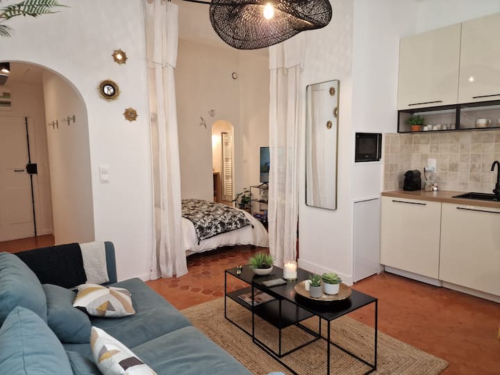 Appart Climatisé Cosy Hyper Centre - Rue Bédarride - Aix-en-Provence
