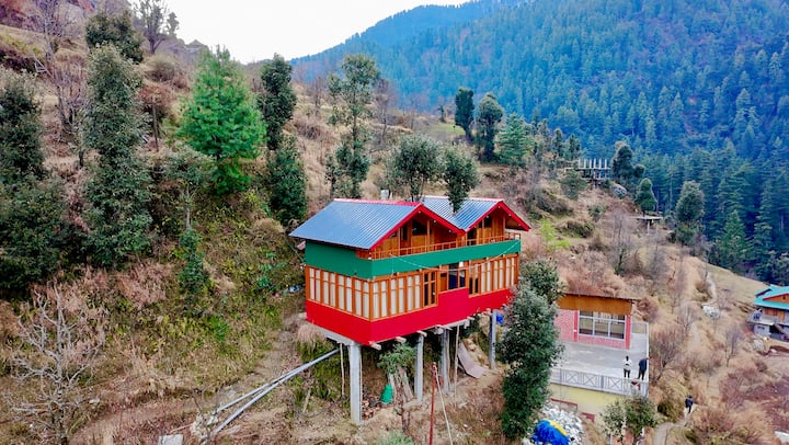 Jibhi Bliss Treehouse-2 Cloud Duplex House - Jibhi