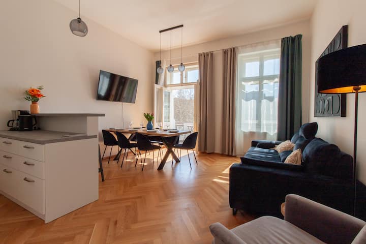 Stay Inn | Luxury 3-br Flat W/ High Ceilings - Praga