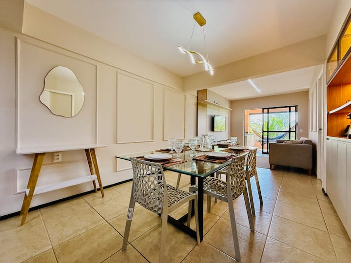 Flat Aquaville Perto Do Beach Park Com 3 Suites - Fortaleza