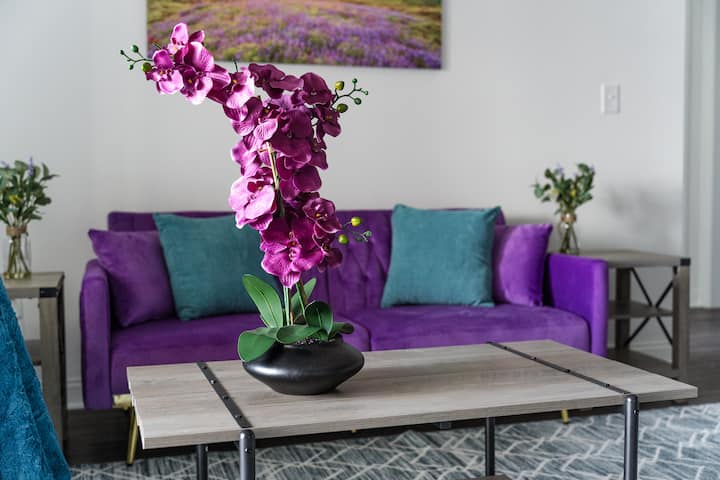 20 Mins Dt | Sleeps 5 | Purple Rain Spacious Gym - Traders Point, IN
