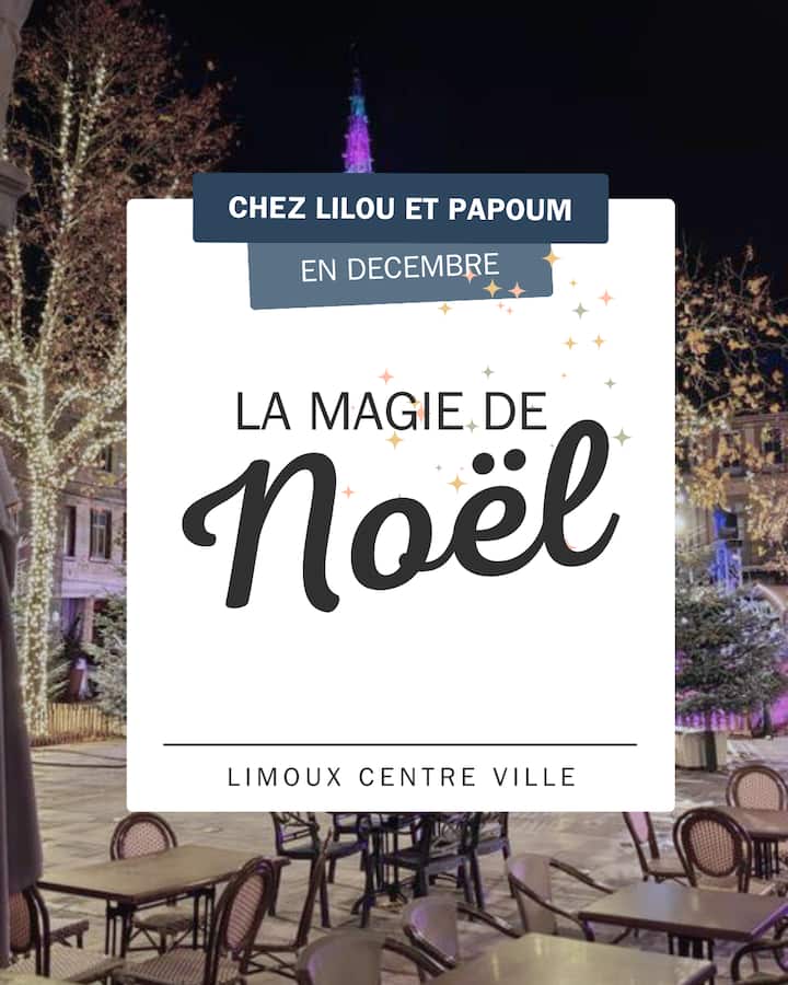 * Terrasse, Vue & Parking • Magie De Noël * - Limoux