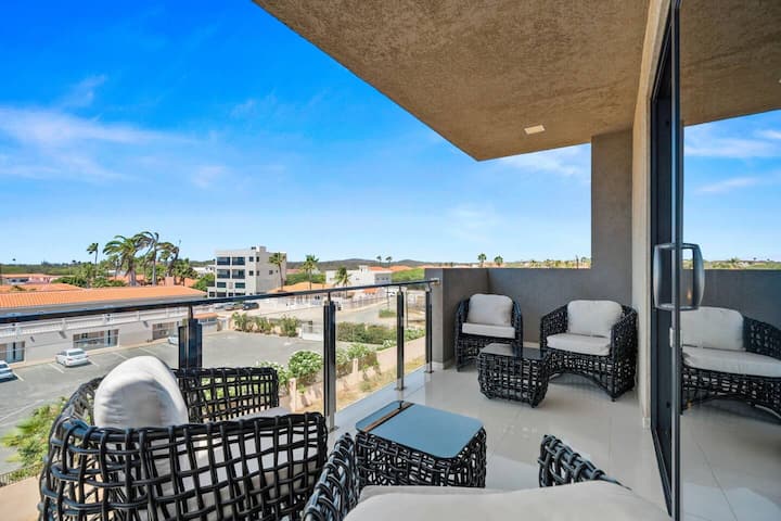 Luxury 2br Waykiri Condo-pool|bbq|3 Min>ritz&beach - Aruba