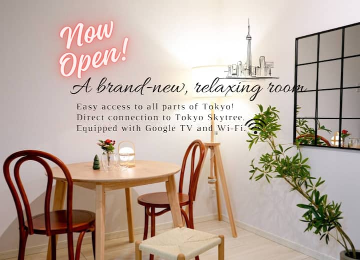 New Open!  Tokyo/kitasenju/ 1bedroom/max3_a1 - Asakusa
