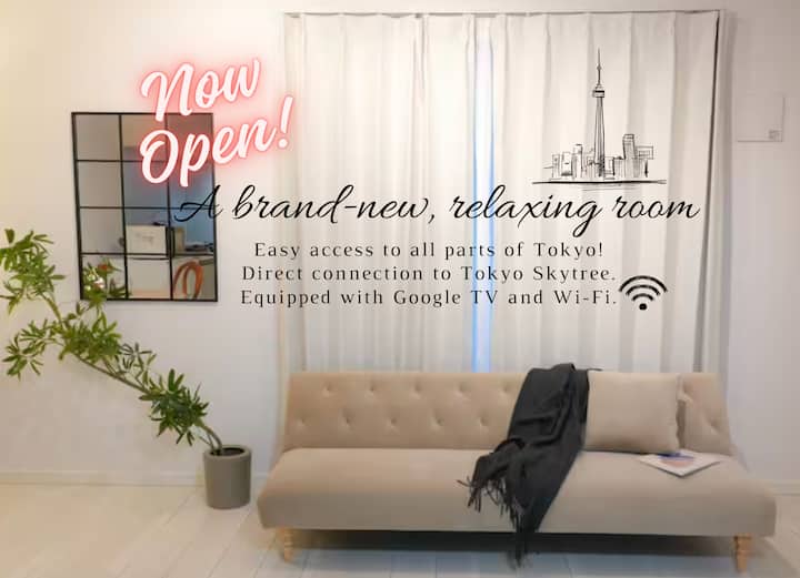 New Open! Tokyo/kitasenju/ 1bedroom/max3_a3 - Asakusa