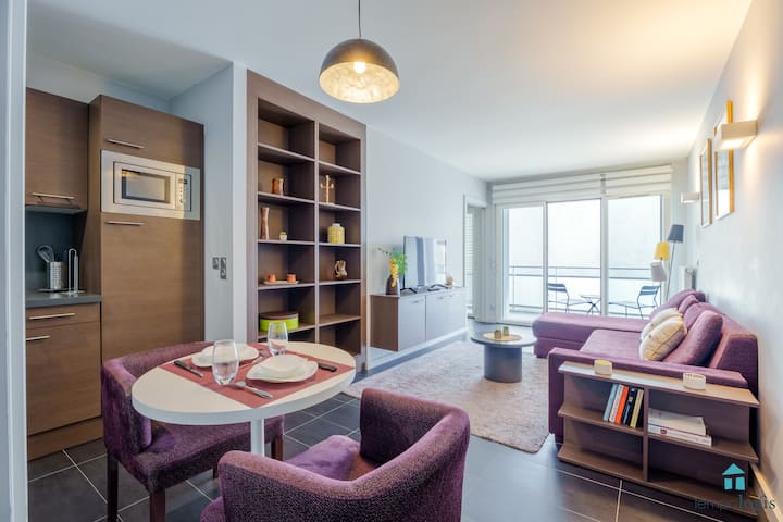 Suite Lumineux Avec Balcon Tout éQuipé & Parking - Grenoble