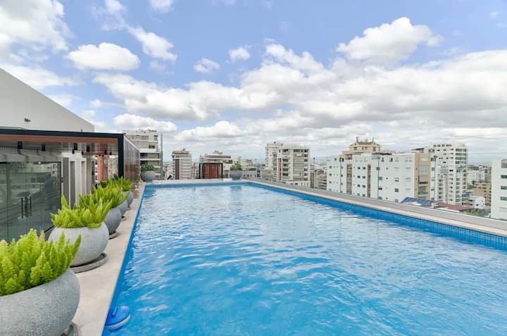 Luxury | Rooftop | Infinity Pool | Gym | Balcony - Santo Domingo