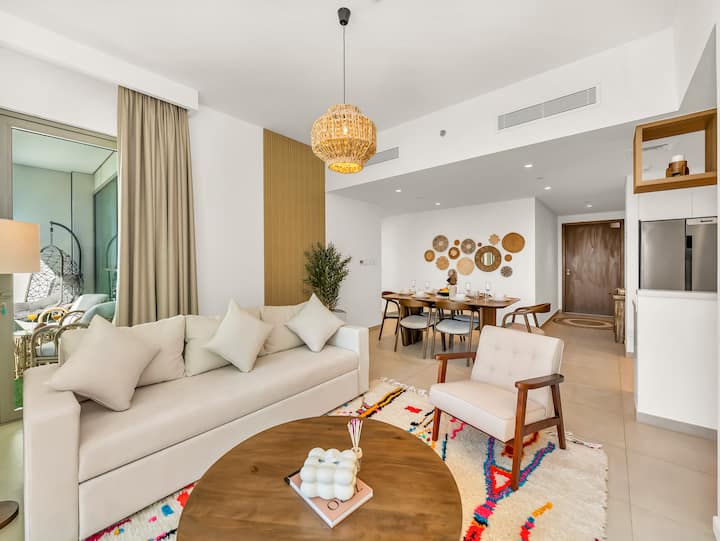 Amazing Burj Viewi Boho Chic Vibe I 5mn Dubai Mall - Émirats arabes unis