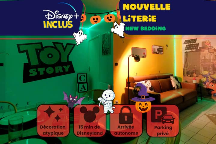 L’univers Toy Story/ 15 Min De Disney/ 4 Couchages - Crécy-la-Chapelle