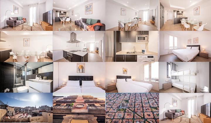 El Born - Groupflat 6 Bedroom 4 Bathr 12 People - Barcelona