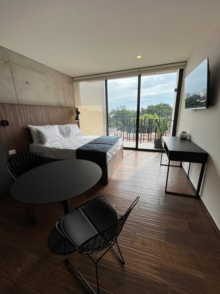 Loft Con Balcón En Zona Financiera | Lapso At - Guadalajara