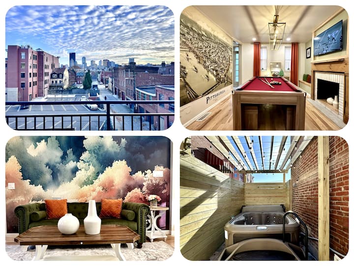 Cityview / Hot Tub / Free Parking / Pets Welcomed - Pittsburgh