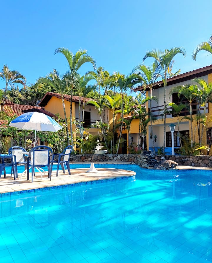 300 M Da Praia, Piscina, Perto De Tudo, Condomínio - Caraguatatuba