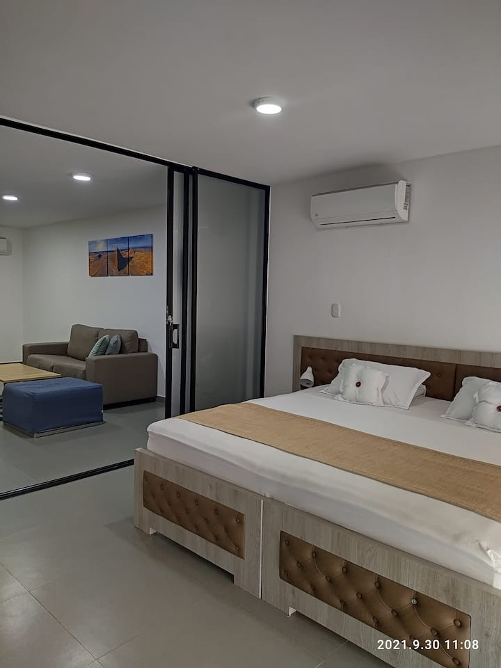 Aparta Estudio Deluxe En Barranquilla - Barranquilla