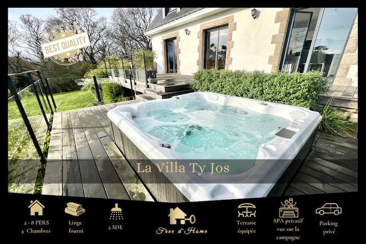 Villa Ty Jos, Sérénité, Jaccuzi, Animaux Admis - Clohars-Carnoët