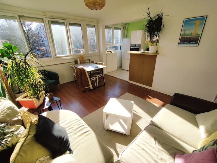 Appartement Complet - 3 Chambres - 6 Personnes - Orvault