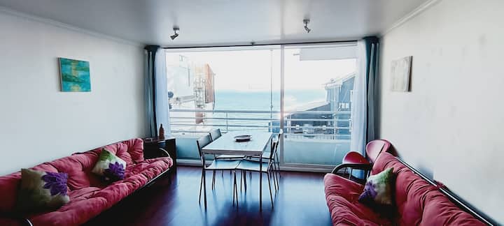 Depto. Frente Al Mar. Piscina. Pesca. Playas. - Valparaíso