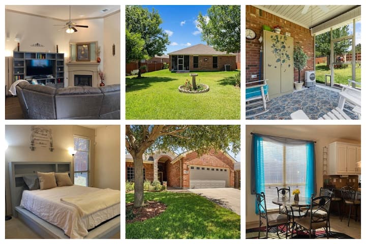 Spacious 4br Home W/ Yard & Wi-fi Near Dfw Airpt! - 어빙