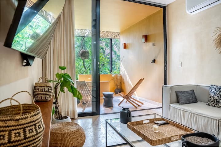 Phkuuk Albercaroofprivado/2cuartos/2baños/sofacama - Tulum