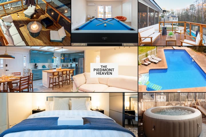 Modern | Guest-loved: Pool, Hot Tub, Game Room - Marietta, GA